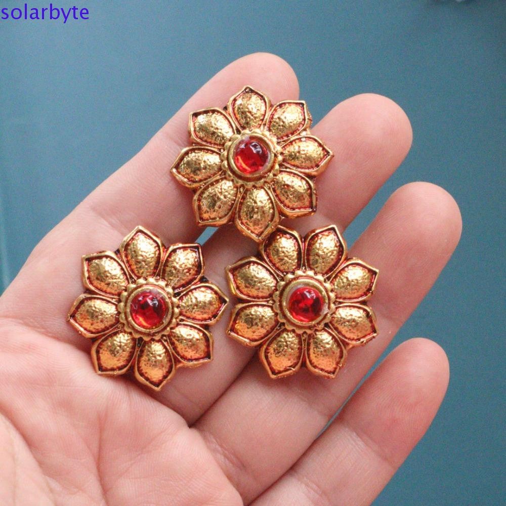 Solarbyte ไม้ผมไทย, Hollow Out ดอกไม้ Dai สไตล์ Hairpin, Creative Vintage ชาติพันธุ์ประณีตทองผม ...