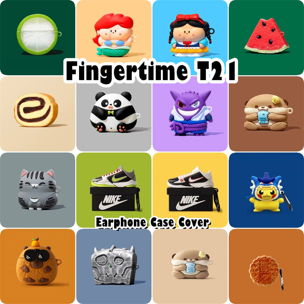 imamuraFor Fingertime T21 Case การ์ตูนน่ารักซิลิโคนอ่อนนุ่มหูฟังกรณี ...