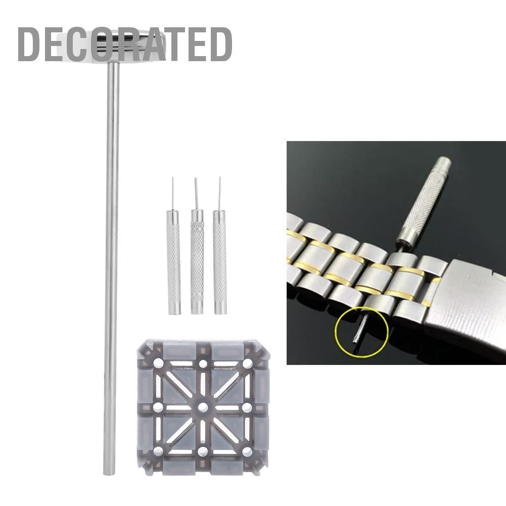 Decorated Professional สายนาฬิกาผู้ถือ Link Hammer Punch Pins Remover ...