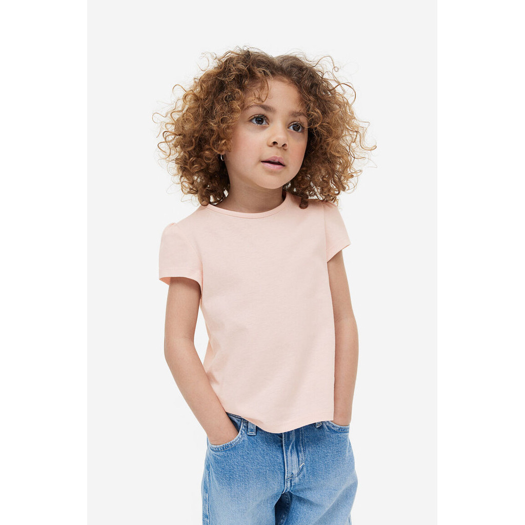 H&M Girl Cotton jersey top 1148153_2 | Shopee Thailand