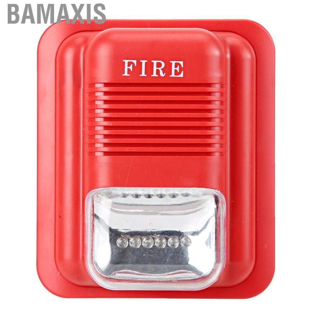 Bamaxis Warning Strobe Siren System DC12V/24V Fire Alarm Sound And Light | Shopee Thailand