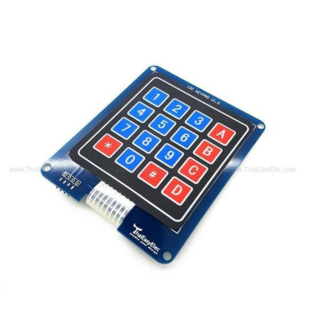I2C Keypad โมดูล Matrix Keypad 4 x 4 แบบ Membrane | Shopee Thailand