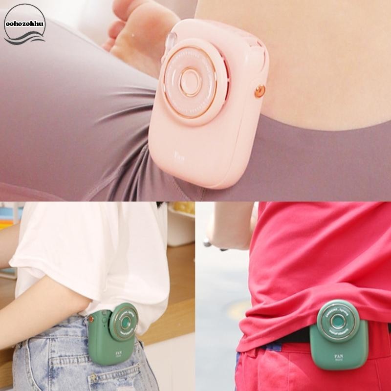 Ooh พัดลมระบายความร้อน ไร้ใบพัด ขนาดเล็ก ชาร์จ USB ปรับได้ 3 ความเร็ว ...