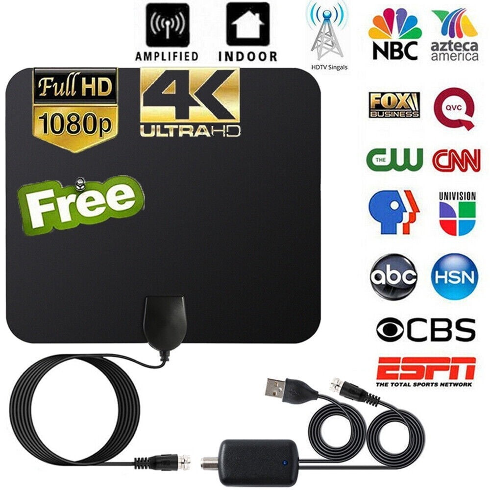 เสาอากาศทีวีในร่มดิจิตอลขยายสัญญาณ HDTV Booster รองรับ 4K HD 1080P(11 ...