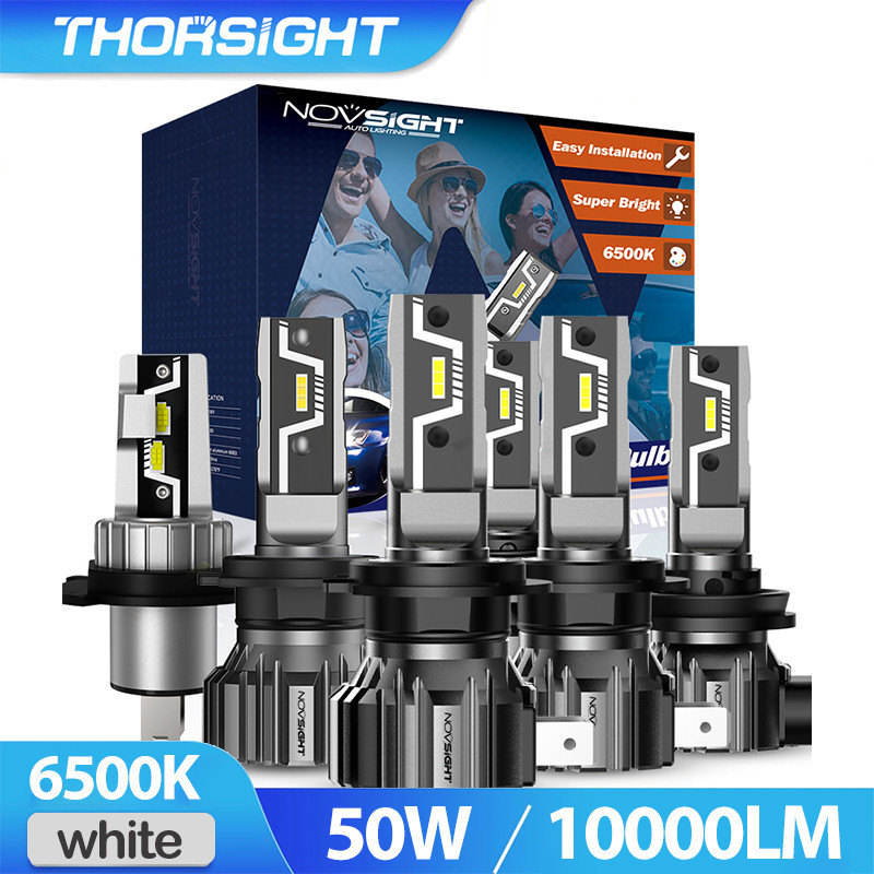 Thorsight x Novsight N57 Headlamp ไฟตัดหมอกสีขาว 6500K หลอดไฟ LED ไฟหน้ารถยนต์ โคมไฟสว่างพิเศษ ...