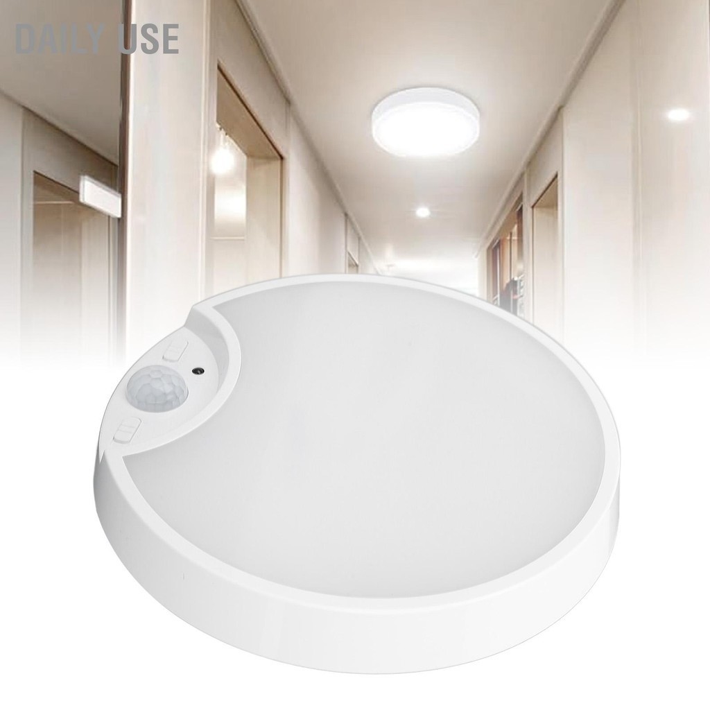 Daily Use Motion Sensor โคมไฟเพดาน USB ชาร์จความไวแสงสูงปรับได้ 3 ...