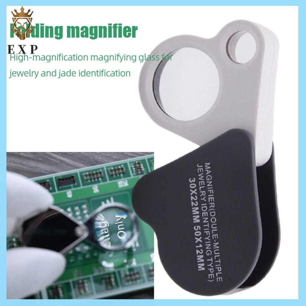 [explosion1.th] แว่นขยาย HD 30X 50X พับได้ สําหรับเครื่องประดับ | Shopee Thailand