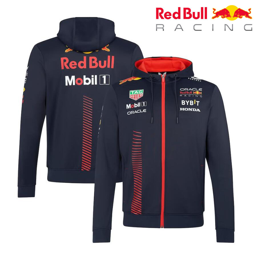 2024 ใหม่ล่าสุด F1 Racing Zipper Hooded Sweat + Oracle Red Bull Racing ...