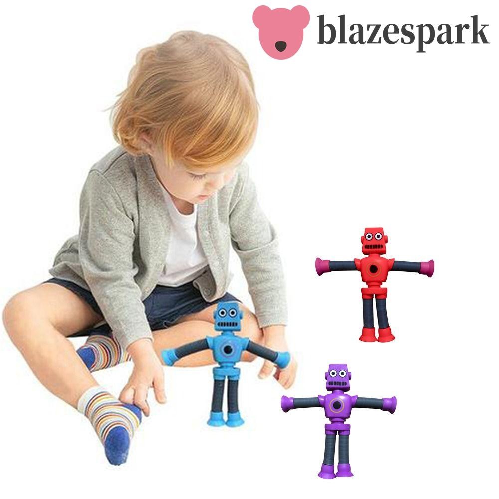 Blazespark หุ่นยนต์ Pop หลอดของเล่นของเล่นเพื่อการศึกษา Creative DIY ฤดูใบไม้ผลิ Joint Movement ...