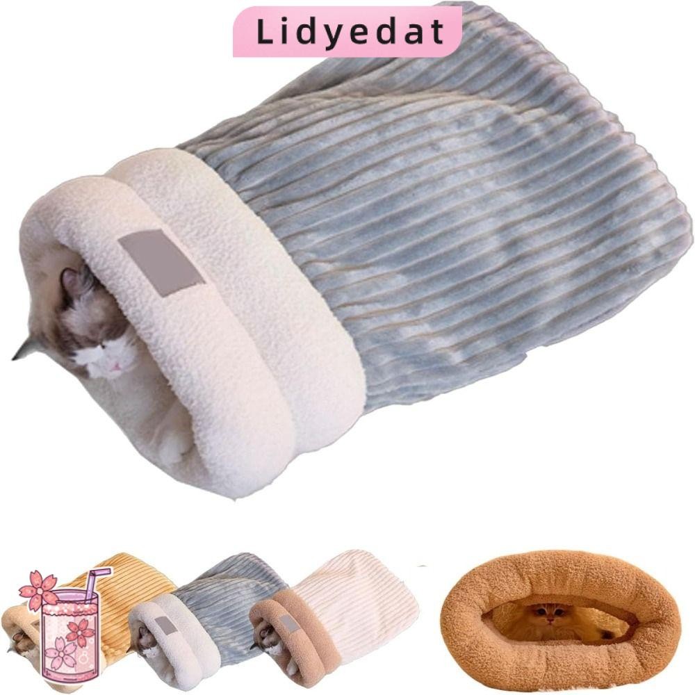 Lidiedat165 ถุงนอนแมว, สบายสัตว์เลี้ยง Snuggle กระสอบนุ่ม Plush Sleep ...