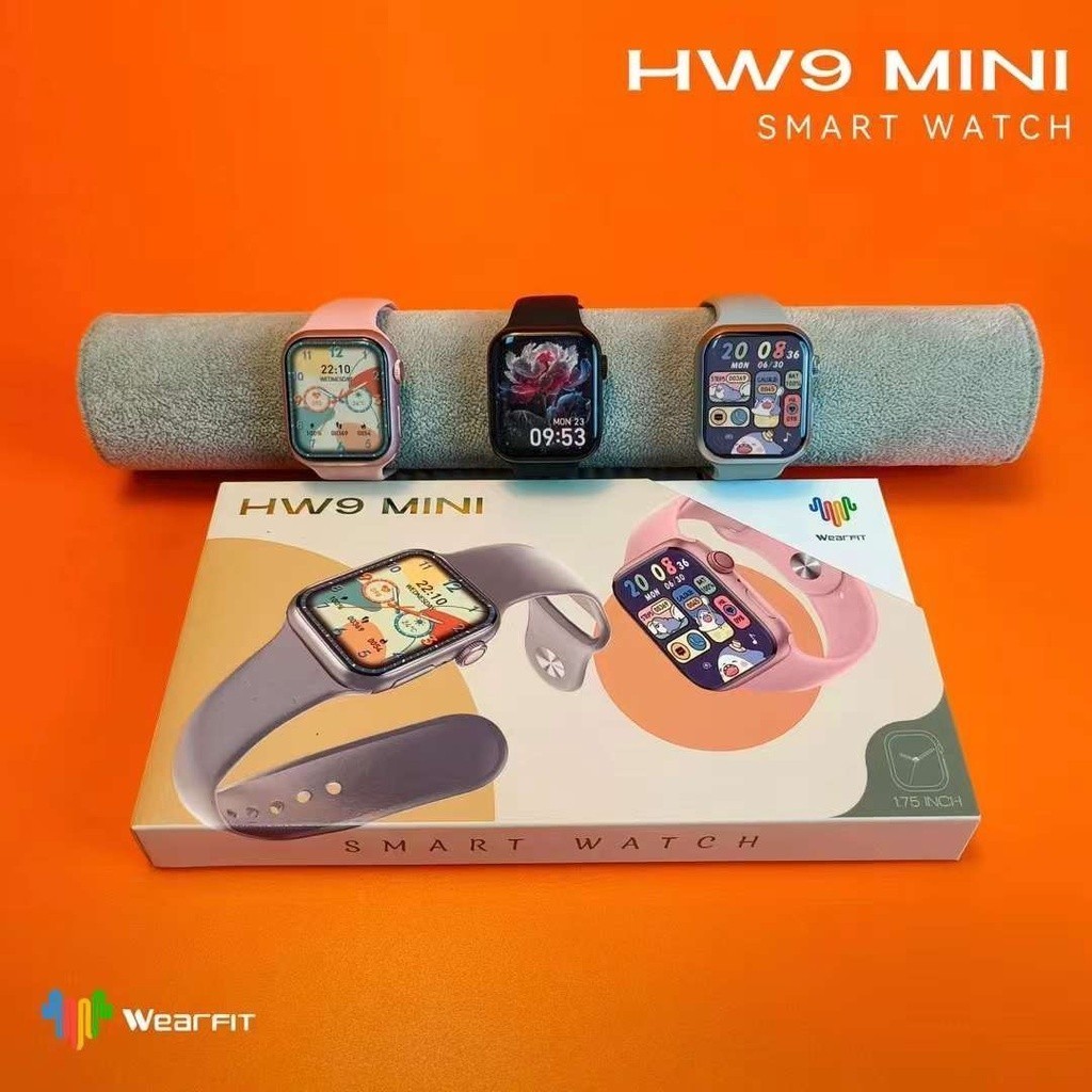 HW9 MINI 2024 1.75 นิ้ว 41 มม. สมาร์ทวอทช์🔥Smartwatch เมนูไทย สัมผัสได้เต็มจอ วัดออกซิเจนในเลือด ...