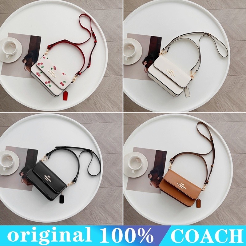 Brynn Flap Crossbody CA174 CA529 CA530 ผู้หญิง หนังแท้ กระเป๋าสะพายข้าง ...
