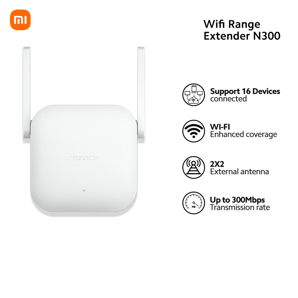 Xiaomi Mi Wifi Range Extender N300 ตัวขยายสัญญาณ Wifi | Shopee Thailand