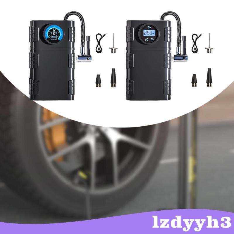 [Lzdyyh3] เครื่องเติมลมยางแบบพกพาอเนกประสงค์ปิดอัตโนมัติอุปกรณ์เสริมในรถยนต์อัตราเงินเฟ้อสูงปั๊ม ...