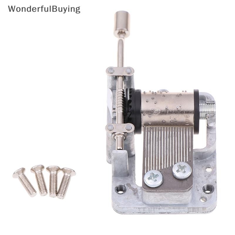 Wbth Music Box Movement Play Set 18 Tones Mechanical Music Box Hand ...