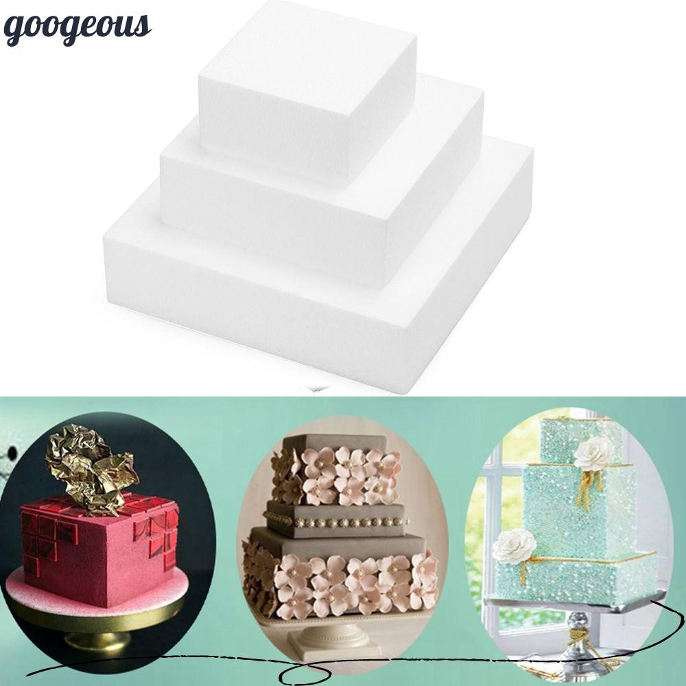 Gogeous 4/6/8/ นิ้วโฟมเค้ก Mould อุปกรณ์ครัว Sugarcraft Styrofoam การ ...