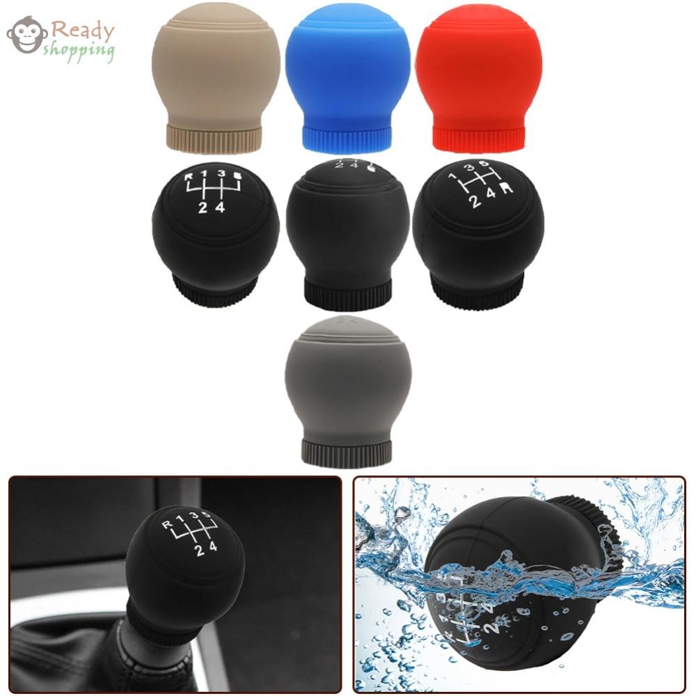 Universal Gear Shift Knob ซิลิโคนฝาครอบป้องกัน Manual Shifter Lever ...