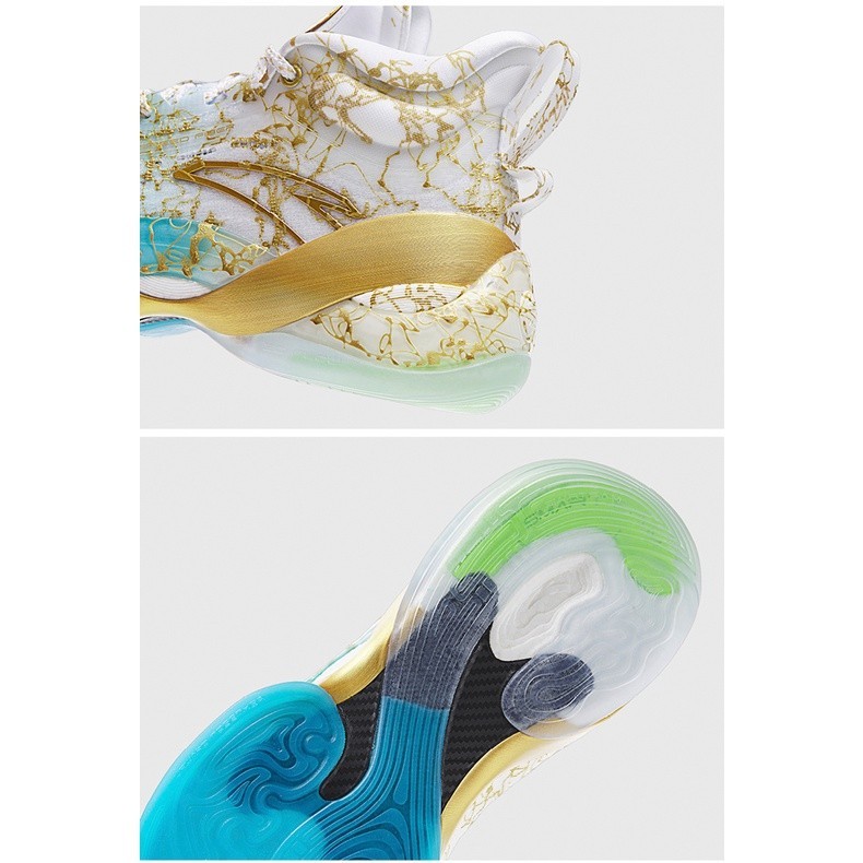 Anta KT7 PRO Golden Ocean Klay Thompson รองเท้ากีฬารองเท้าบาสเก็ตบอล ...