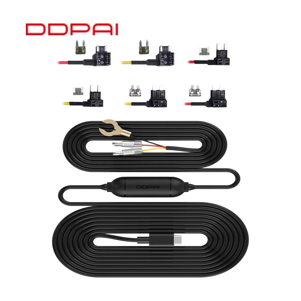 DDPAI IPS Intelligent Hardwire Kit For Mini 5 / Z40 สายไฟกับกล่องฟิวส์ ...