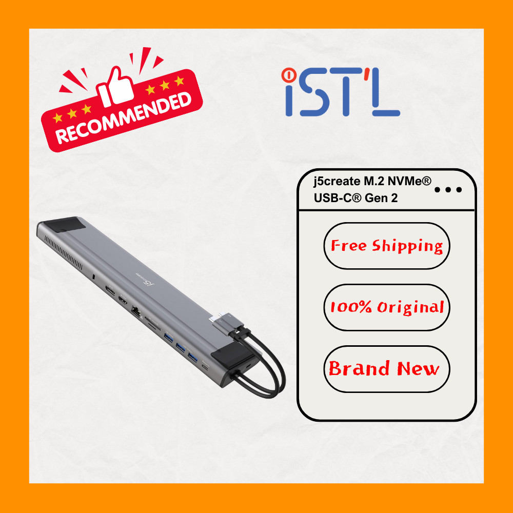 j5create M.2 NVMe® USB-C® Gen 2 Docking Station JCD552 | Shopee Thailand