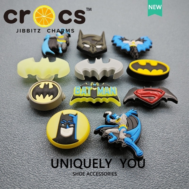 jibbitz crocs แท้ charms อุปกรณ์เสริมรองเท้า crocs Hero Batman | Shopee ...