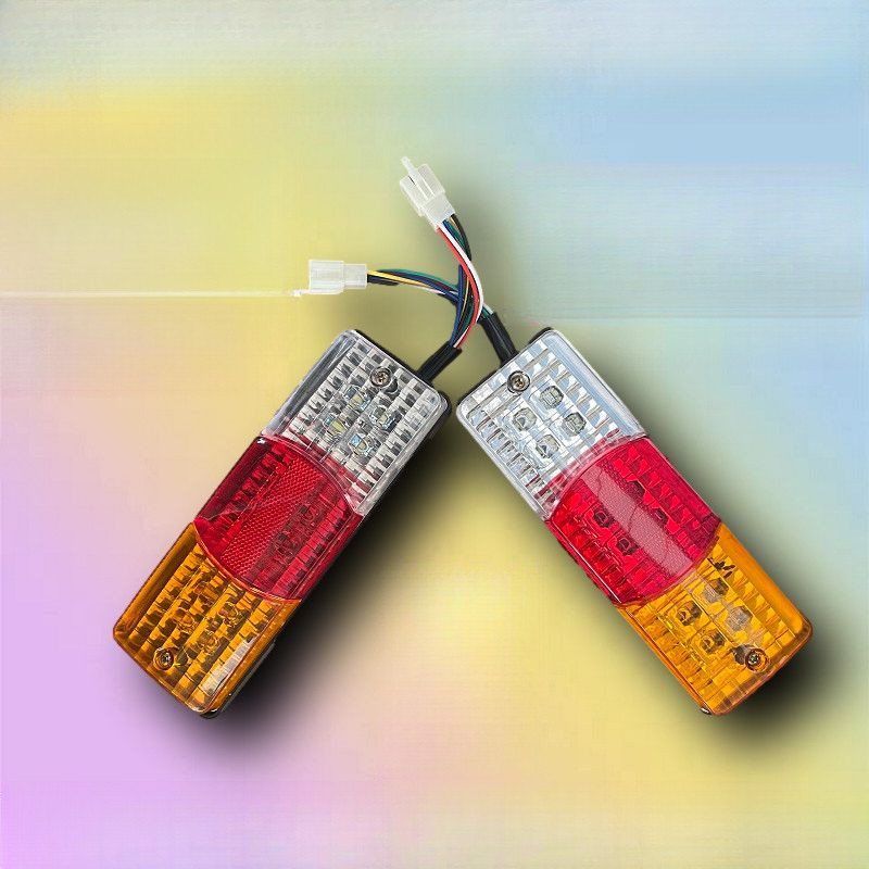 ไฟท้ายรถจักรยานยนต์ LED 12V-60v สามล้อ พวงมาลัยเบรค ถอยหลัง เดินตอนกลางคืน | Shopee Thailand
