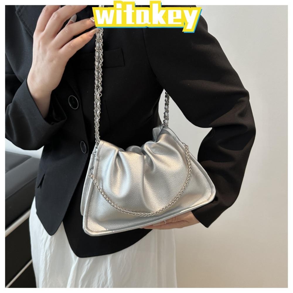 Witakey กระเป๋าถือ กระเป๋าสะพายไหล่ หนัง PU ขนาดใหญ่ จุของได้เยอะ สําหรับผู้หญิง 2024 | Shopee ...