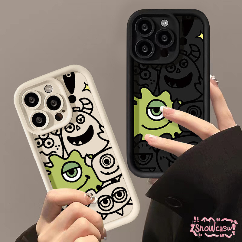 เคสมหาวิทยาลัยมอนสเตอร์ลายการ์ตูนสุดน่ารักสำหรับ Oppo A38 A98 A78 A16