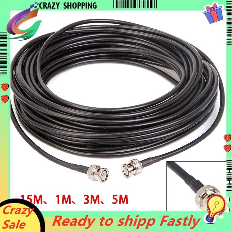 สายต่อ BNC RG-58 BNC ชาย BNC ชายสาย Coaxial Rg58A/U 50Ohm RF อะแดปเตอร์สายต่อ | Shopee Thailand