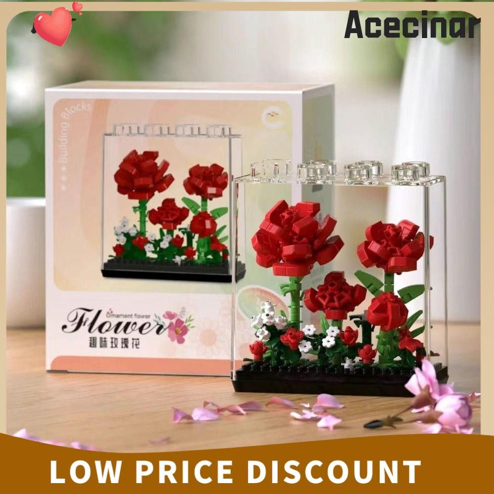 Acecinar บล็อกอาคาร,ช่อดอกไม้ที่น่าสนใจรุ่นพืช,คุณภาพสูง DIY อาคาร ...