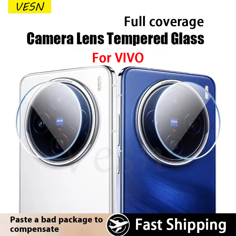 เต็มครอบคลุมเลนส์กล้องกระจกนิรภัย VIVO X200 X100 Ultra X100s X90 X80 X70 X60 Pro+ Plus Mini 5G ...