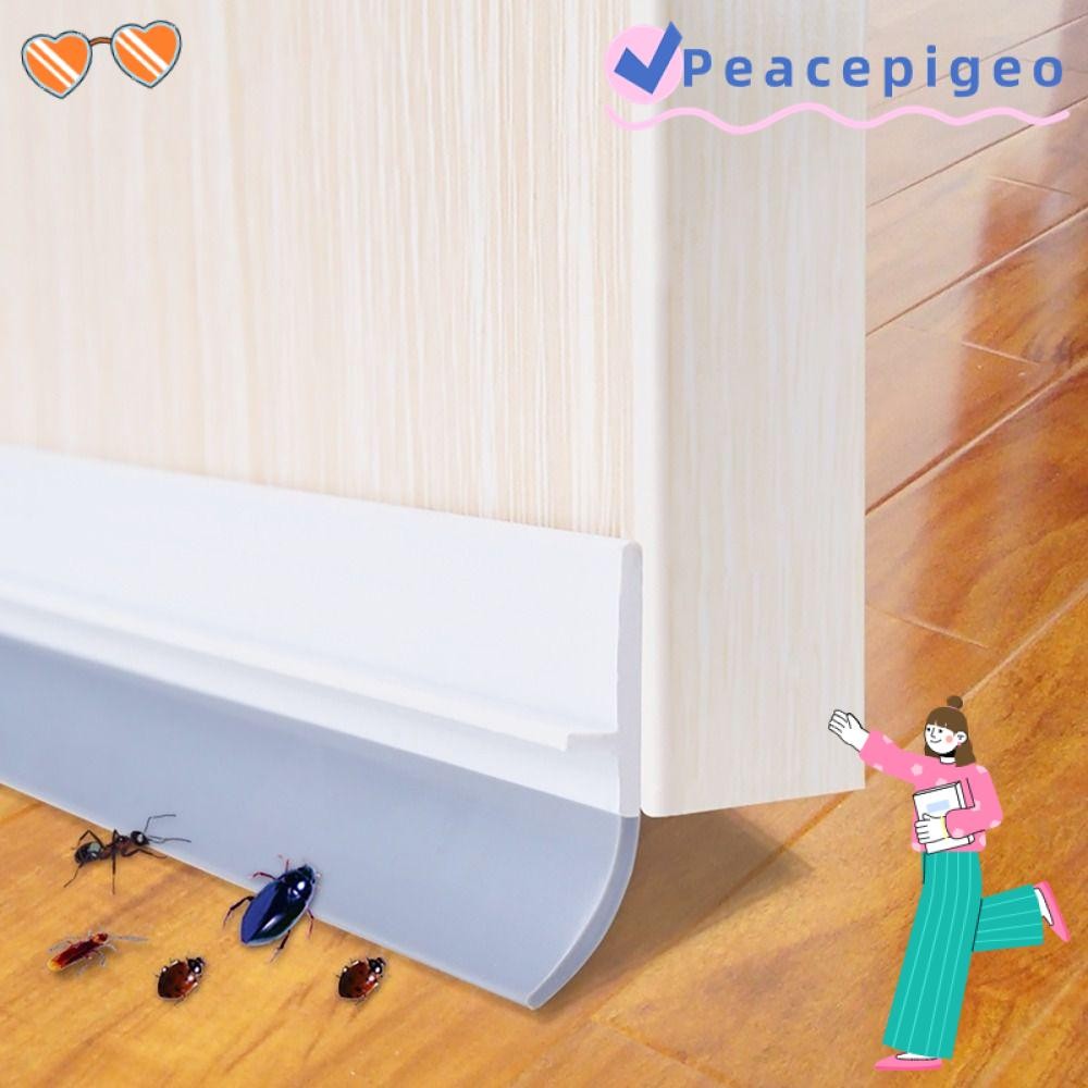 แถบซีลประตู PEACEPIGEO, จุกร่างประตู PVC กันเสียง, ป้องกันการชนกันหน้าต่างกันลมแบบยืดหยุ่น ...