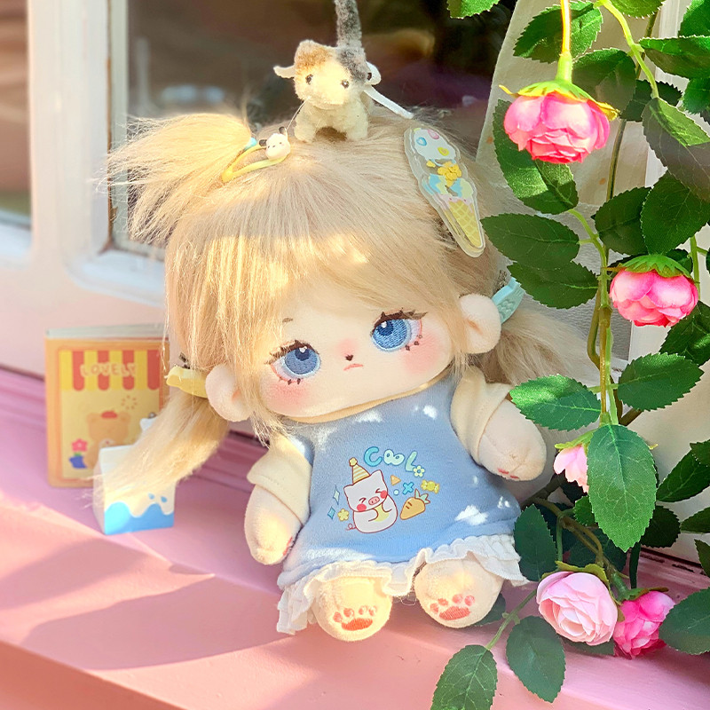 เสื้อผ้าตุ๊กตาคอสเพลย์ อนิเมะ One-Piece PuOu ผ้าฝ้าย ขนาด 20 ซม. ...