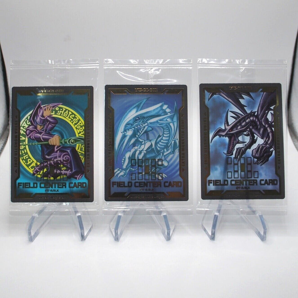 Yu-Gi-Oh Blue Eyes Red Eyes Dark Magician FIELD CENTER CARD 3 set Japanese P01 | Shopee Thailand