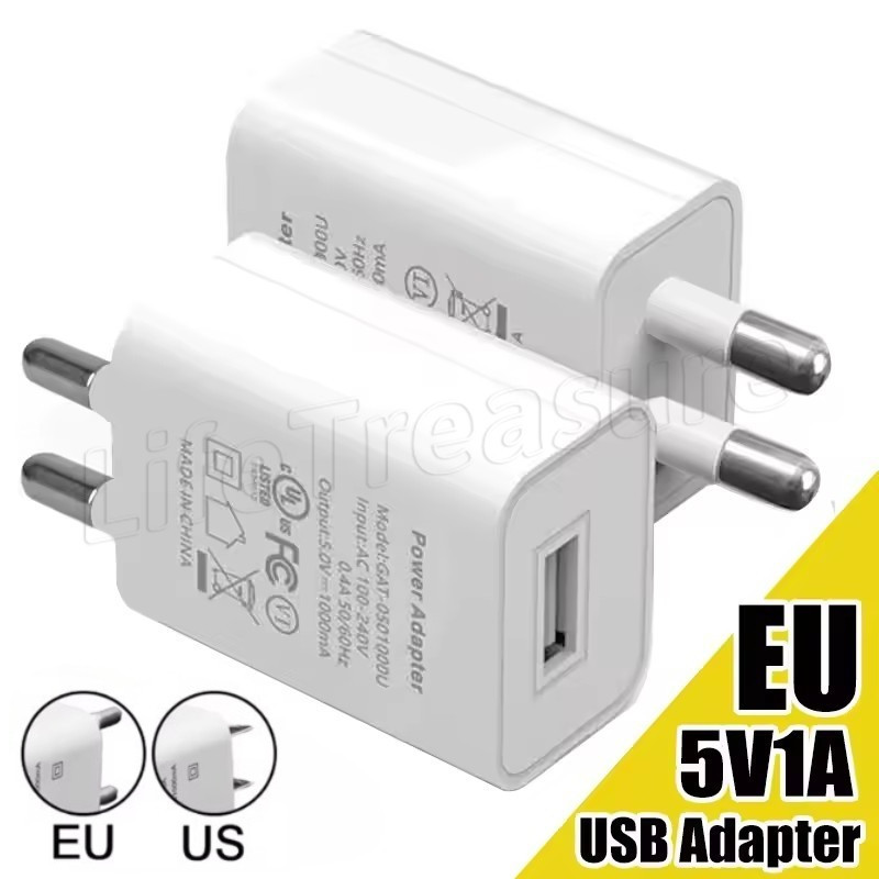 ปลั๊กชาร์จ USB 5V 1A 2A - เครื่องชาร์จโทรศัพท์มือถือสากล | Shopee Thailand