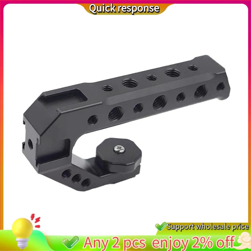 ในสต็อก-universal DSLR กล้อง Rig Top Handle สามรองเท้าเย็นอะแดปเตอร์ ...