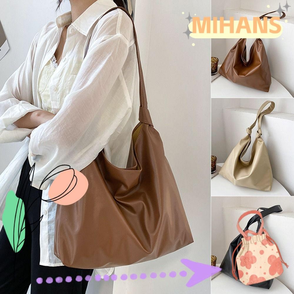 Mih กระเป๋าสะพายไหล่แฟชั่นหนัง PU ความจุขนาดใหญ่กระเป๋าช้อปปิ้ง | Shopee Thailand