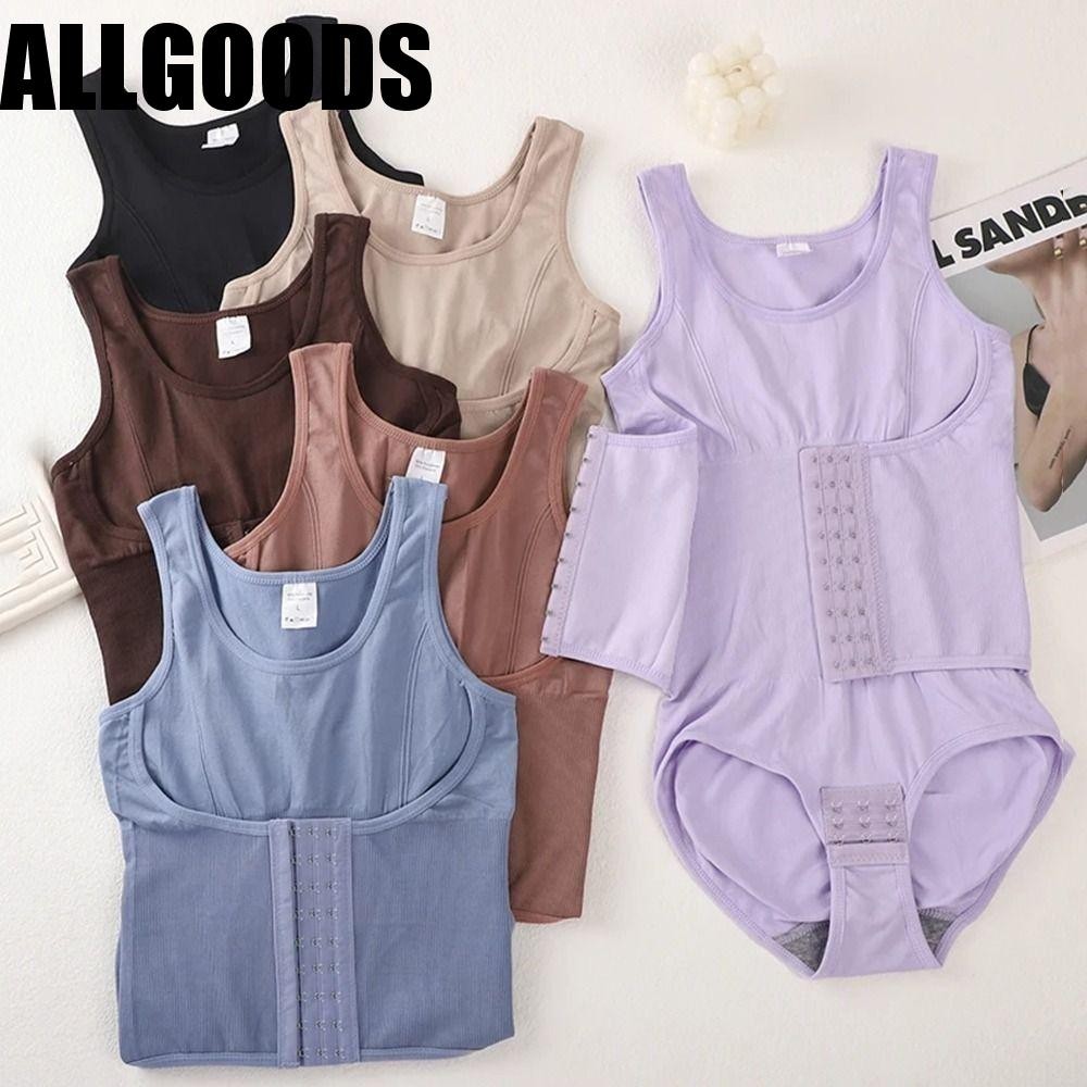 Allgoods ผู้หญิงชุดบอดี้สูท Shapewear, Multi-rows Hook High Compression ...