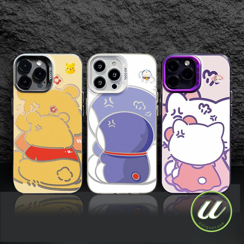 คิตตี้แคทวินนี่หมีโดราเอมอนคู่รักเคส Samsung A05 A03s A12 A23 A14 A05s A53 A13 A03 A55 A15 A02s ...