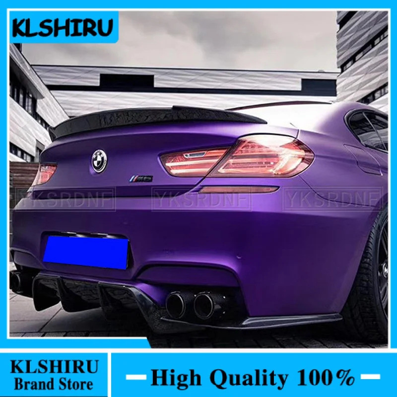 สําหรับ BMW M6 F12 F13 F06 4 และ 2 ประตูคาร์บอนไฟเบอร์ด้านหลัง Boot ...