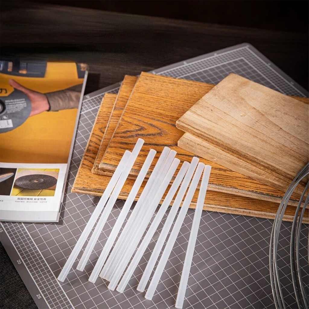 กาวแท่งเกรดA 1 กิโล คุณภาพดี ติดแน่นหนึบ ใยน้อย ไม่ฉุน มี2ขนาด แท่งเล็ก ...