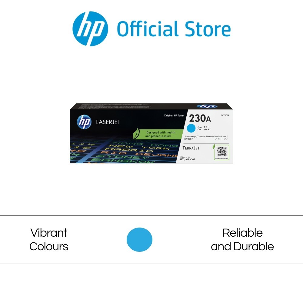 HP 230A Cyan Original LaserJet Toner Cartridge | Shopee Thailand
