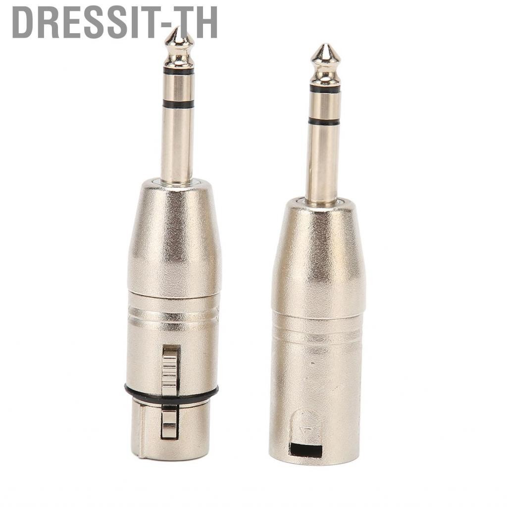 Dressit-th 1/4 TRS To XLR 3Pin Male Inch Adapter Professional Rugged ...