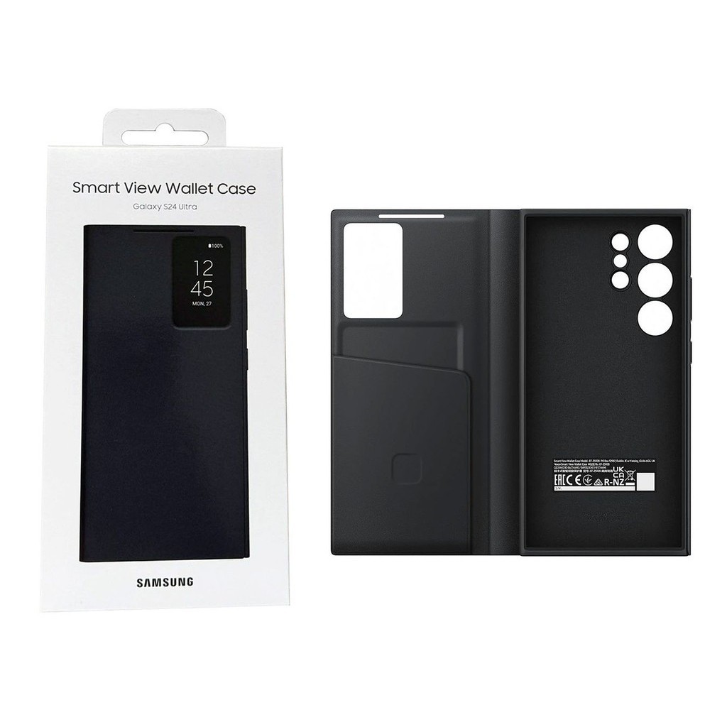 Samsung Galaxy S24 Ultra Smart View Wallet Case (Black), EF-ZS928CBEGWW | Shopee Thailand