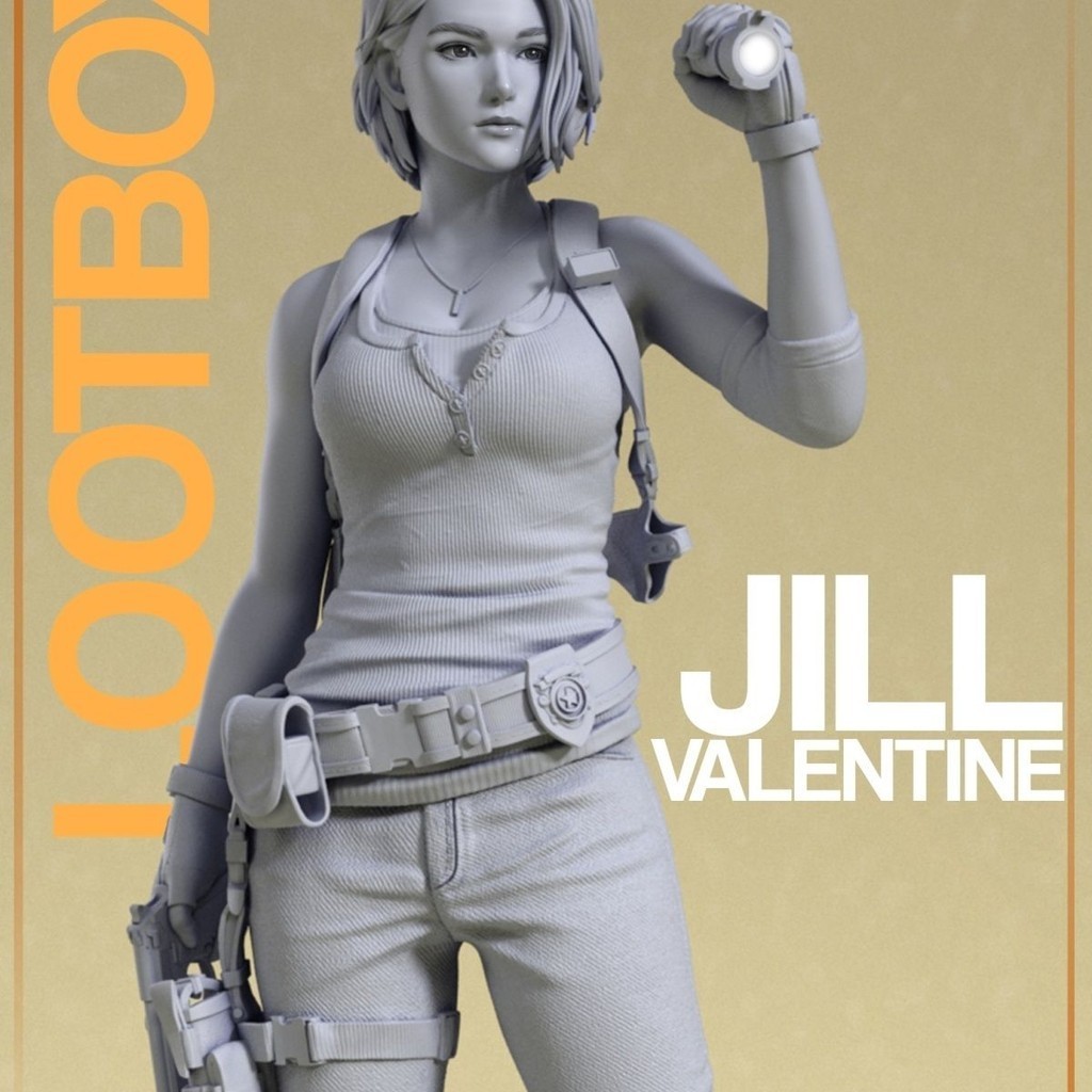 โมเดลฟิกเกอร์เรซิ่น รูปทหาร Resident Evil Gil 3d สีขาว 0QMH | Shopee ...