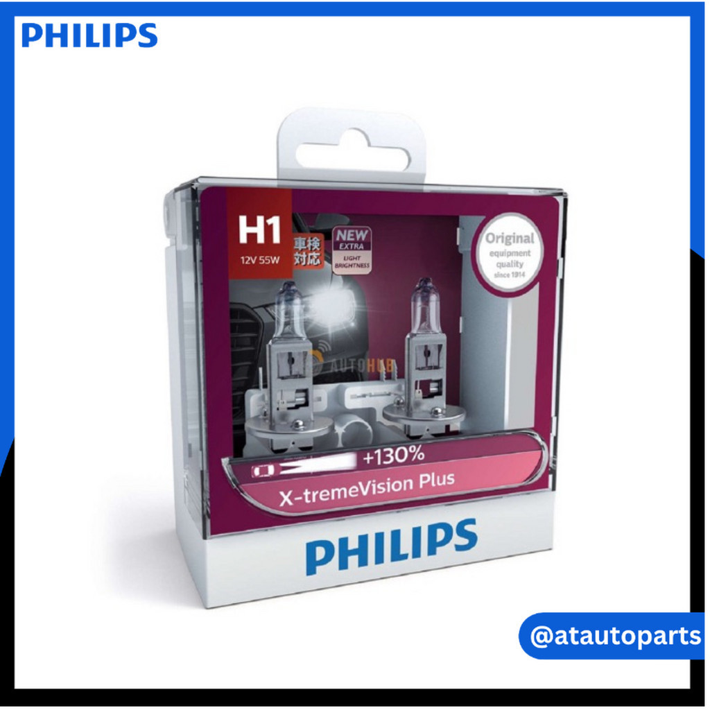 Philips H1 12258-XV+12V-55W-P14_5S-S2 | Shopee Thailand