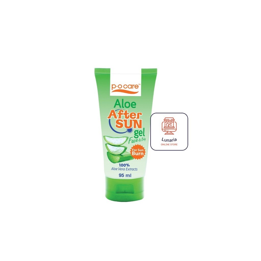 PO Care Aloe After Sun Gel พีโอแคร์ อโล อาฟเตอร์ซัน เจล ขนาด 95 ml. จำนวน 1 หลอด | Shopee Thailand