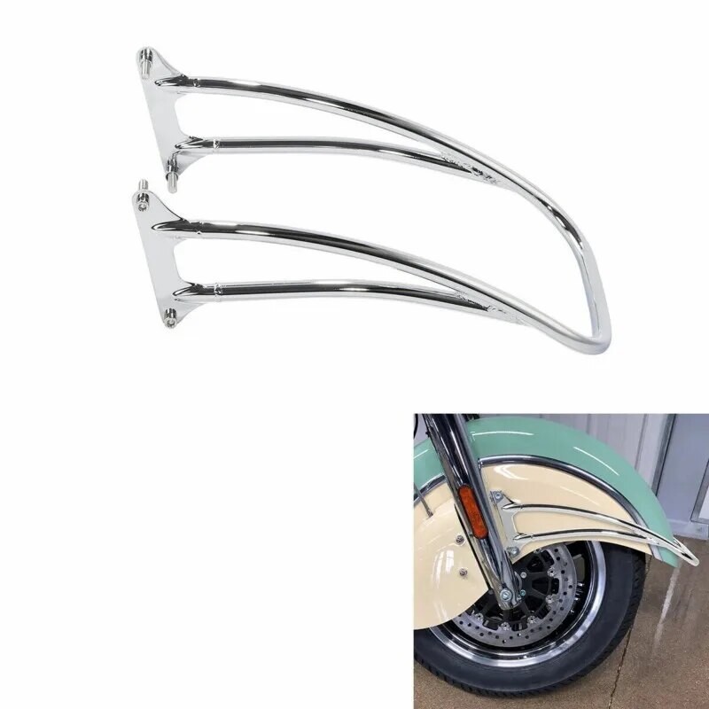 TM Motorcycle Chrome Front Fender Bumper For Indian Chief Dark Horse 17 ...