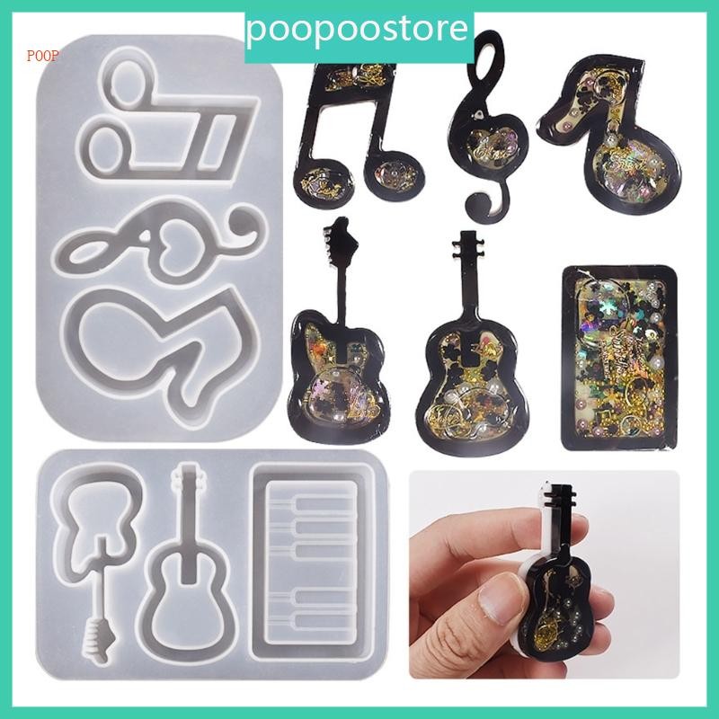 Poop 3D Instrument Note Quicksand แม่พิมพ์ซิลิโคนเรซิ่น Shaker แม่พิมพ์ ...