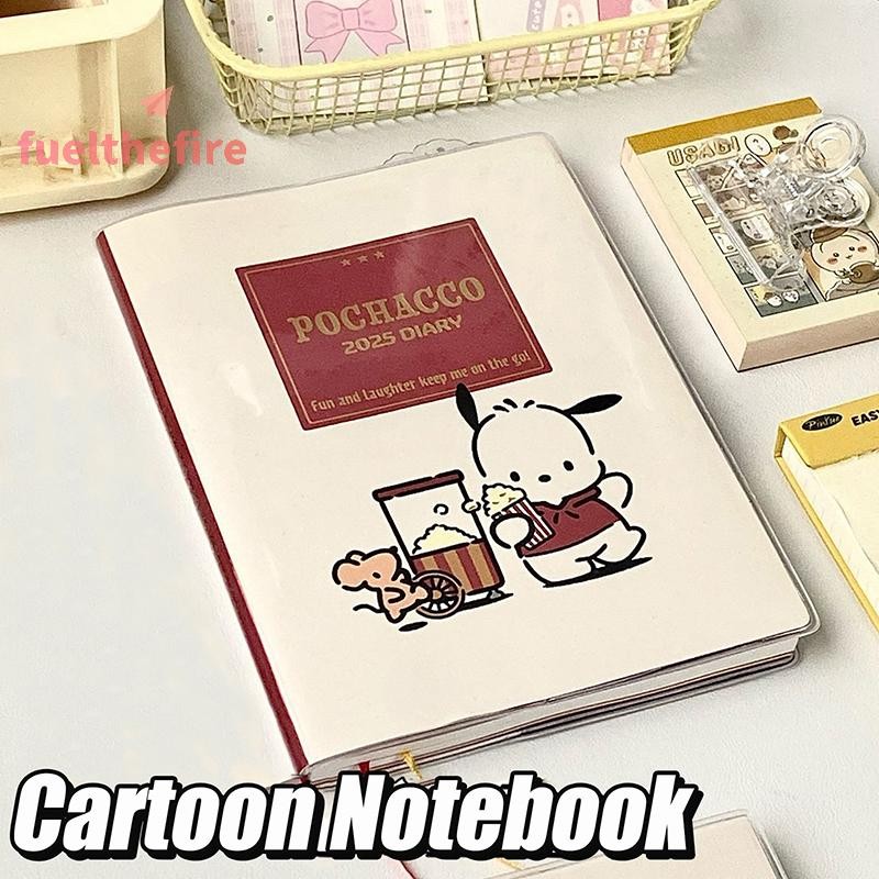 [Feel] 2025 Diary Schedule Planner การ์ตูน Sanrio Pochacco Notebook ...